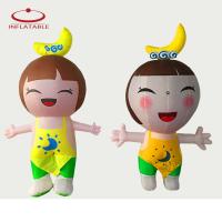 China Christmas customized size inflatable mascot costume customized inflatable Christmas mascot for sale
