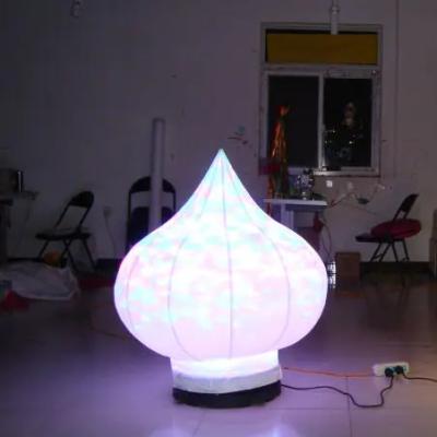 China Hot Sell Color Changing LED giant Helium Balloon, Lighting inflatable balloon for advertising for sale