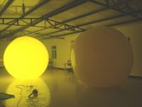 China Hot Sell Color Changing LED giant Helium Balloon, Lighting inflatable balloon for advertising for sale