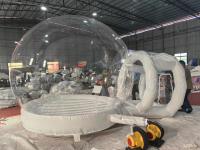 China Outdoor Transparent bubble house with balloons Wedding Party  bouncy bubble house for sale