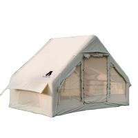 China Popular Glamping Canvas Inflatable Outdoor Camping Customized Luxury Polyester Air Family Tent for camping for sale