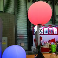 China Inflatable moon inflatable decorations inflatable balloon with LED lighting inside Party Balloon for Concert Decorations for sale