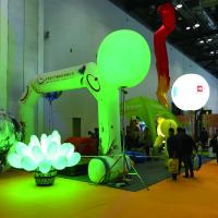 China Inflatable moon inflatable decorations inflatable balloon with LED lighting inside Party Balloon for Concert Decorations for sale