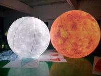 China Decoration Inflatable Advertising Balloons Helium Inflatable Moon Ball for sale