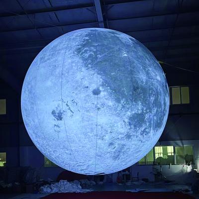 China 4m Inflatable Advertising Balloons TPU Giant Planet Balloons for sale
