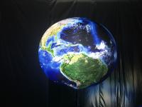 China 4m Inflatable Advertising Balloons TPU Giant Planet Balloons for sale