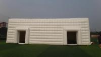 China LED Light Inflatable Advertising Balloons Inflatable Air Cube Tent For Rental for sale