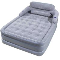China Inflatable Blow Up Sofa Bed Lounger PVC Folding Custom For Party for sale