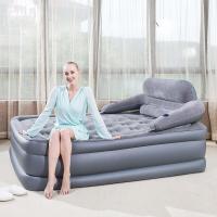 China Inflatable Blow Up Sofa Bed Lounger PVC Folding Custom For Party for sale