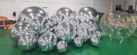China Double Layer PVC Large Mirror Ball Outdoor Decorative Inflatable for sale