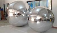 China Double Layer PVC Large Mirror Ball Outdoor Decorative Inflatable for sale