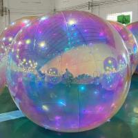 China Diameter 40cm Inflatable Mirror Spheres PVC Modern Simple For Wedding for sale