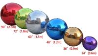 China Diameter 40cm Inflatable Mirror Spheres PVC Modern Simple For Wedding for sale