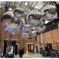 China Festival Giant Inflatable Mirror Ball Commercial Decorative PVC for sale