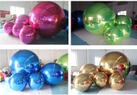 China Festival Giant Inflatable Mirror Ball Commercial Decorative PVC for sale
