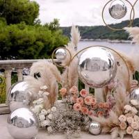 China Festival Giant Inflatable Mirror Ball Commercial Decorative PVC for sale