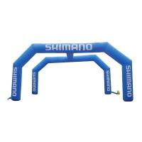 China Promotion UV Printing Logo Printed Oxford Custom Inflatable Arch Giant Inflatable Arches with LED light for sale