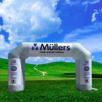 China Running Events Finish Arch Inflatable Customized Thermal Dye Sublimation Inflatable Finish Arch for sale