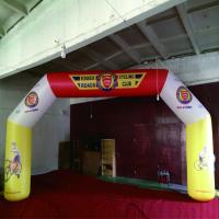 China Custom outdoor inflatable entrance start finish line arch for advertising for sale