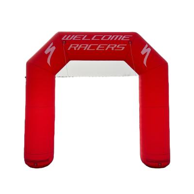 China custom outdoor inflatable entrance start finish line arch for advertising event arch with led for sale