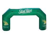 China Outdoor Advertising Inflatable Arch Advertising Promotional Events Inflatable Arch with Air Blower for sale