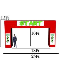 China High Quality Cheap Price Inflatable Wedding Arch Outdoor Inflatable Arch Inflatable Arch for Outdoor Sports Event for sale