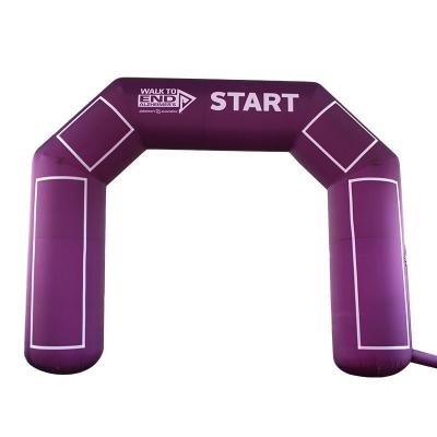 China Full digital printing custom 8X4M inflatable archway for sport events start or finished line inflatable arch for sale