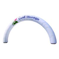China 10m simple halloween advertising inflatables marathon race inflatable rainbow event entrance maze arches for sale