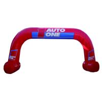 China 10m simple halloween advertising inflatables marathon race inflatable rainbow event entrance maze arches for sale