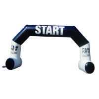 China 10m simple halloween advertising inflatables marathon race inflatable rainbow event entrance maze arches for sale