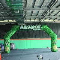 China Custom Outdoor Event Finish Line Inflatable Race Start Arch Inflatable Entrance Sport Advertising Arch for sale