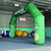 China Custom Outdoor Event Finish Line Inflatable Race Start Arch Inflatable Entrance Sport Advertising Arch for sale