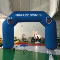 China Custom Printing Logo Giant Outdoor Inflatable Sports Arch Race Arch for Competition Amusement for sale