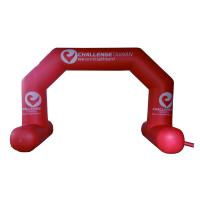 China yellow advertising inflatable full printing color arch inflatable entrance arch for event 8*4m size for sale