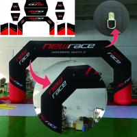 China Custom Archway Outdoor Advertising Inflatable Led Arch Inflatable Entrance Race Arch for sale