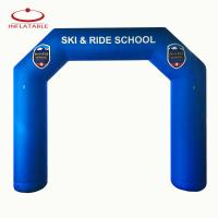 China Custom Archway Outdoor Advertising Inflatable Led Arch Inflatable Entrance Race Arch for sale