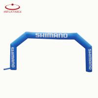 China Custom Archway Outdoor Advertising Inflatable Led Arch Inflatable Entrance Race Arch for sale