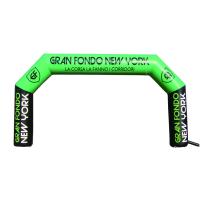 China China original factory cheap price outdoor advertising christmas event LED light inflatable entrance arch door for decoration for sale