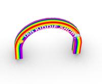 China Tianyili factory wholesale price PVC material CE approved blower customized logo size inflatable arch for sale