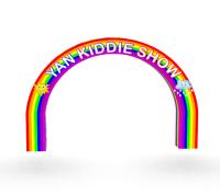 China Tianyili factory wholesale price PVC material CE approved blower customized logo size inflatable arch for sale