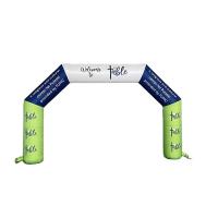 China CE approved blower customize logo size inflatable square finish line arch for sale