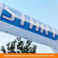 China Customized Cheap Five Sides Inflatable Arch Cheap Rainbow Inflatable Arch Events with Brand Logo for sale