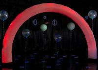 China factory wholesale price oxford cloth hot printing advertising decoration inflatable arch for sale