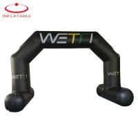 China Colorful Advertising Custom Inflatable Entrance Customize Size With Led Light for sale