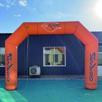 China Oxford Cloth Giant Entrance Inflatable Arch Advertising Events With Led Light for sale