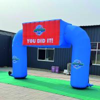 China Oxford Cloth Giant Entrance Inflatable Arch Advertising Events With Led Light for sale