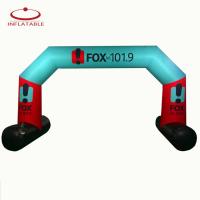 China Five Sides Giant Inflatable Rainbow Arch ODM Digital Printing for sale