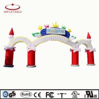 China Five Sides Giant Inflatable Rainbow Arch ODM Digital Printing for sale