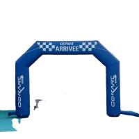 China Entrance Door Inflatable Finish Arch CE Certificate With LED Light for sale
