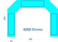 China Entrance Door Inflatable Finish Arch CE Certificate With LED Light for sale